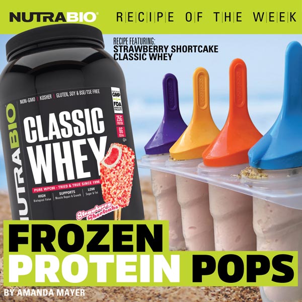 Strawberry Shortcake Protein Popsicles – NutraBio Brands