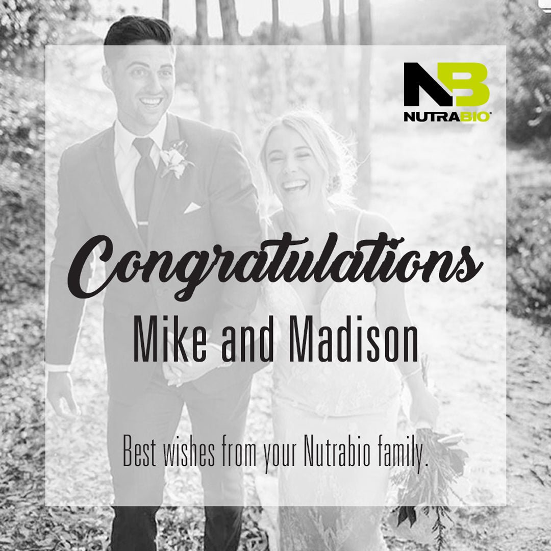 Mike Alfieri NutraBio National Sales Manager Gets Hitched – NutraBio Brands
