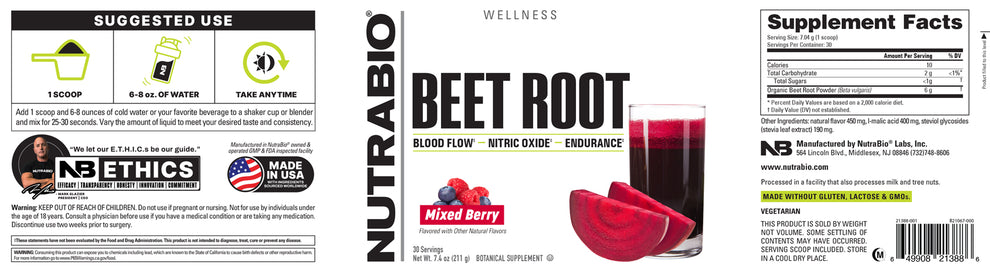 Beet Root Powder – NutraBio Brands