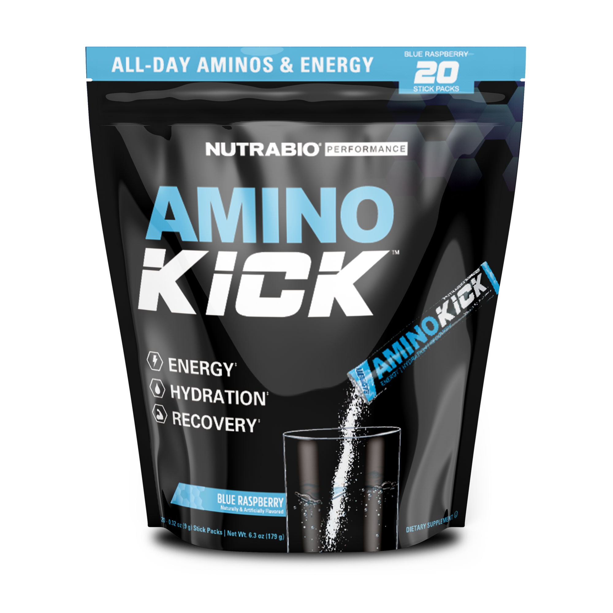 Amino Kick - 20 Serving Bag – NutraBio Brands