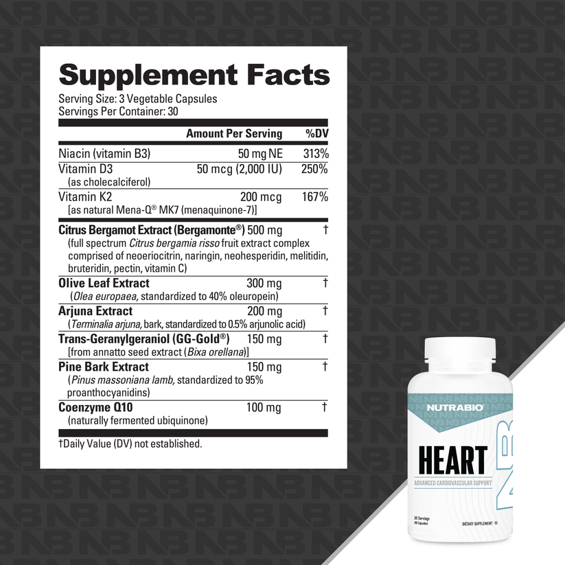 Heart | Advanced Cardiovascular Support | NutraBio Brands