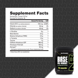 Base Pre-Workout – NutraBio Brands