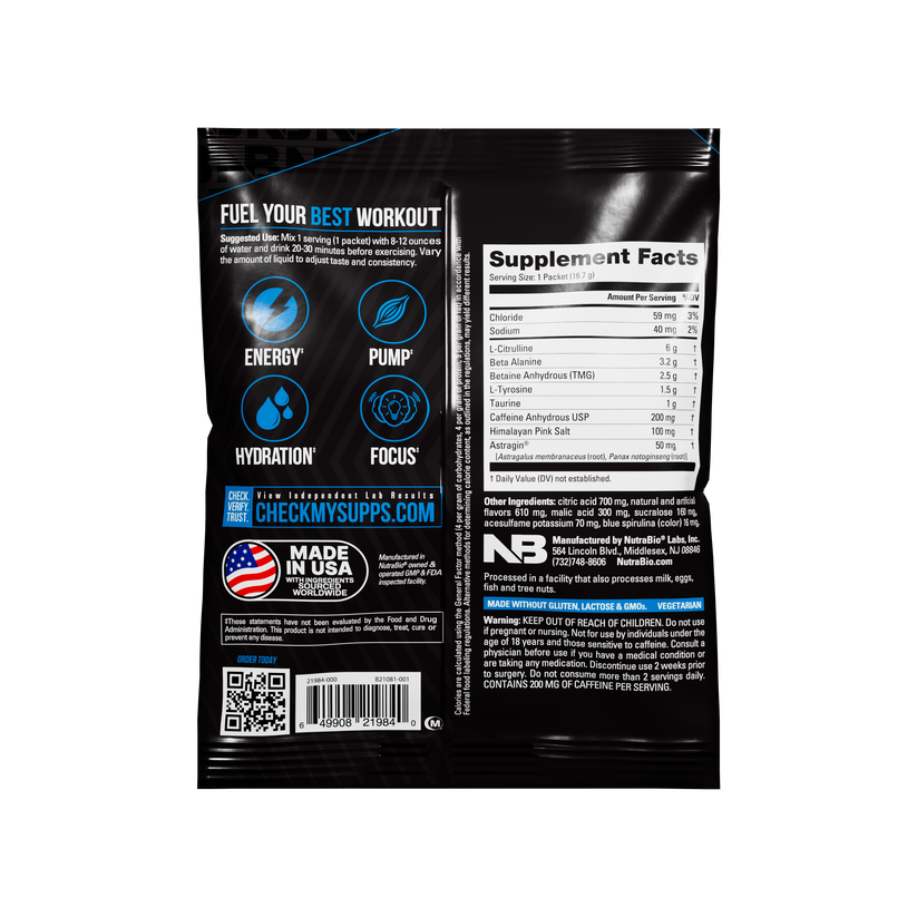 Base Pre-Workout - Sample Packet – NutraBio Brands