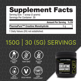 Creatine Monohydrate Powder – NutraBio Brands