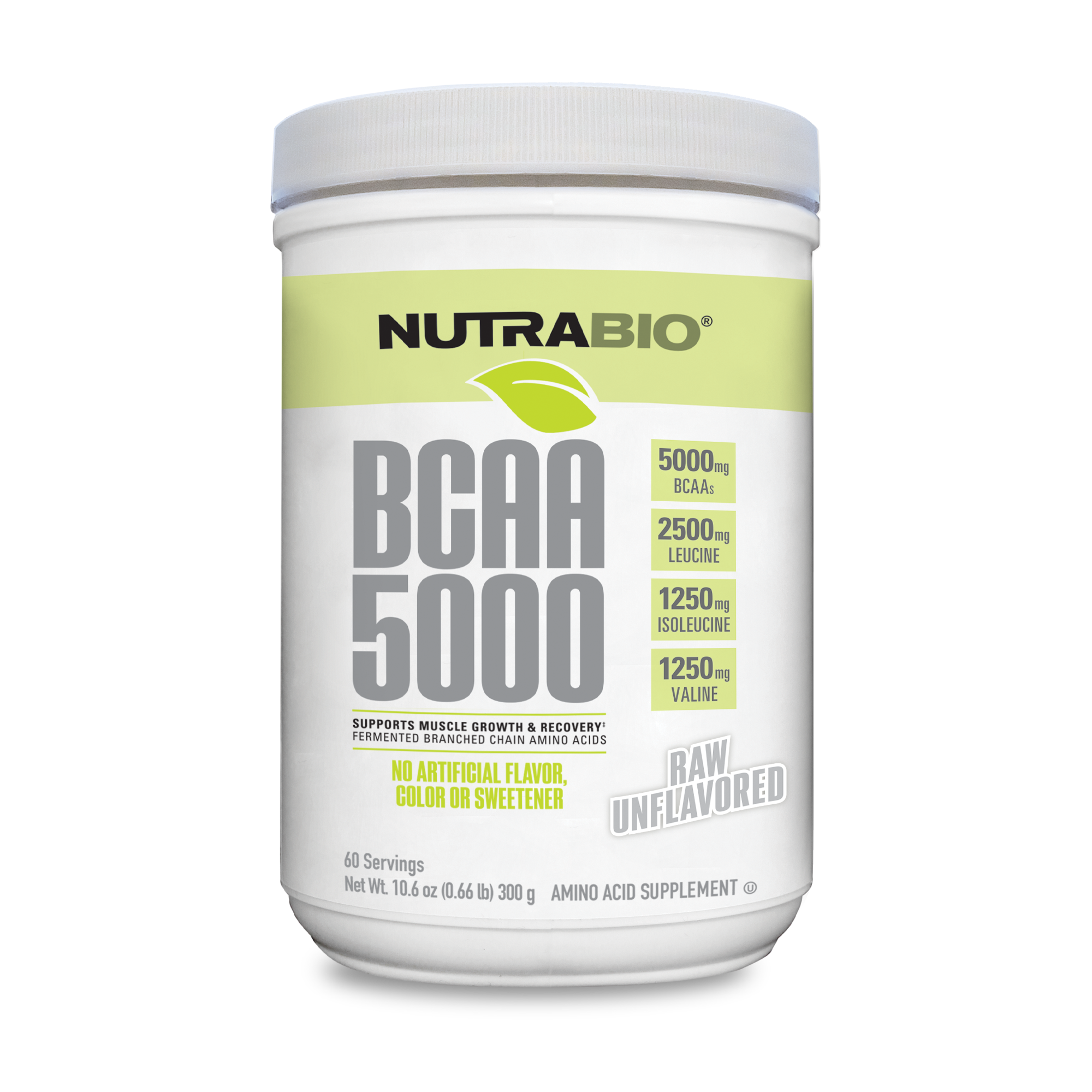 Natural BCAA 5000 Powder - NutraBio Brands
