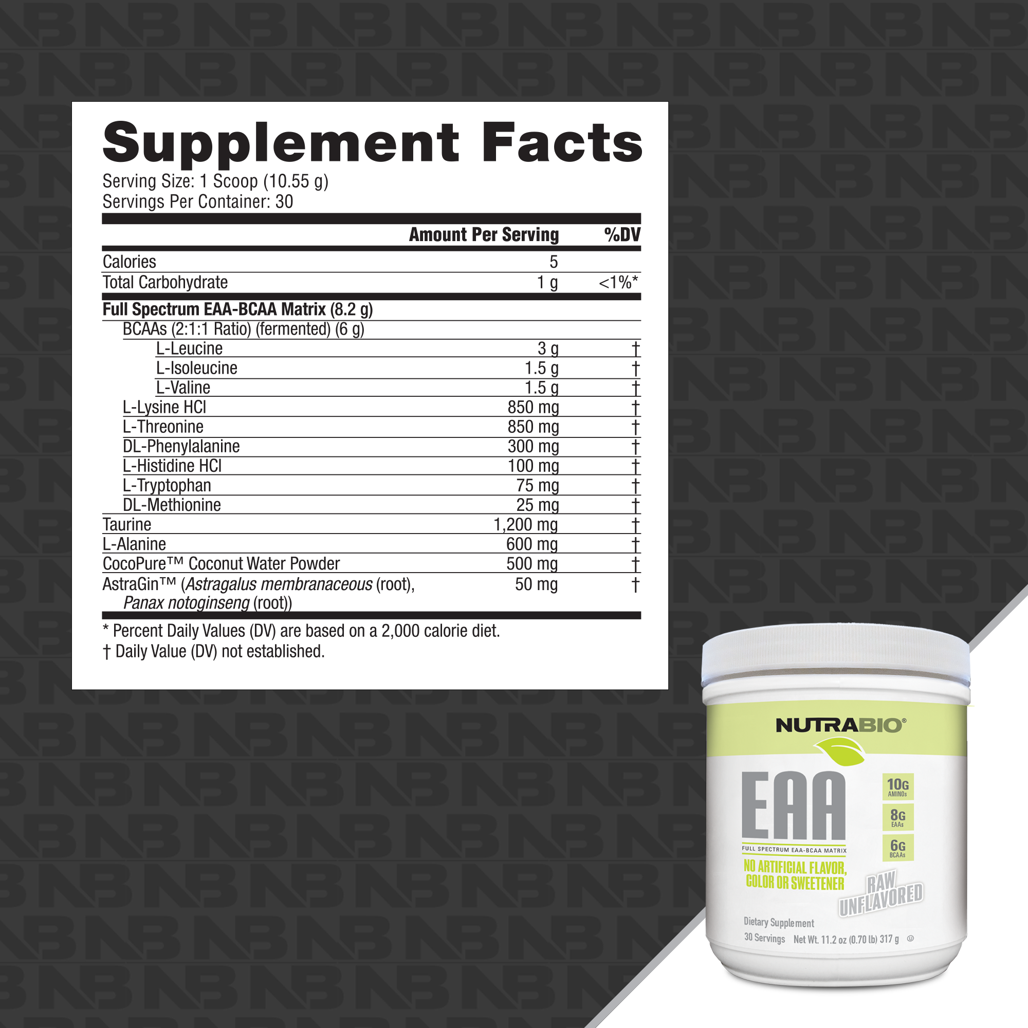 EAA Natural Powder – NutraBio