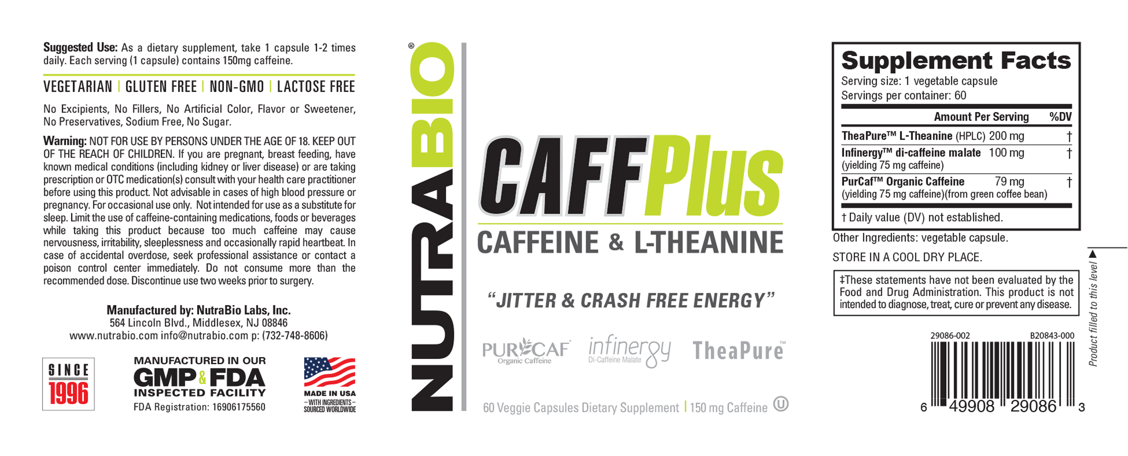 CaffPlus – NutraBio Brands