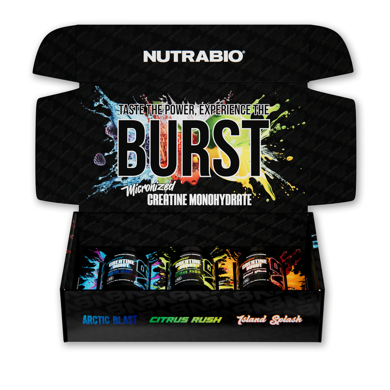 Creatine Burst Flavor Kit 3 Pack – NutraBio Brands