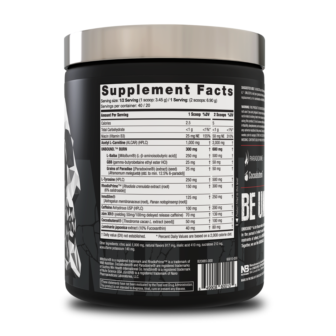 UNLOCK POWDER – NutraBio Brands