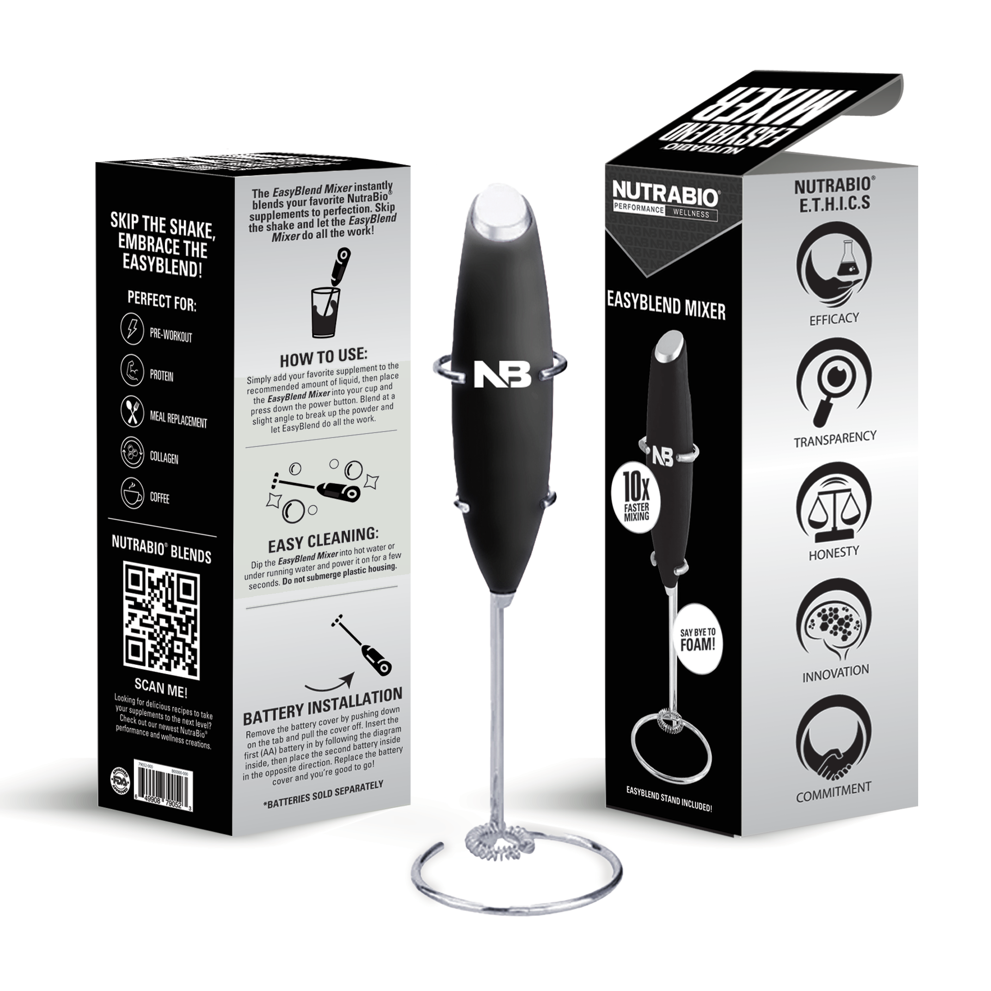 EasyBlend Mixer – NutraBio Brands