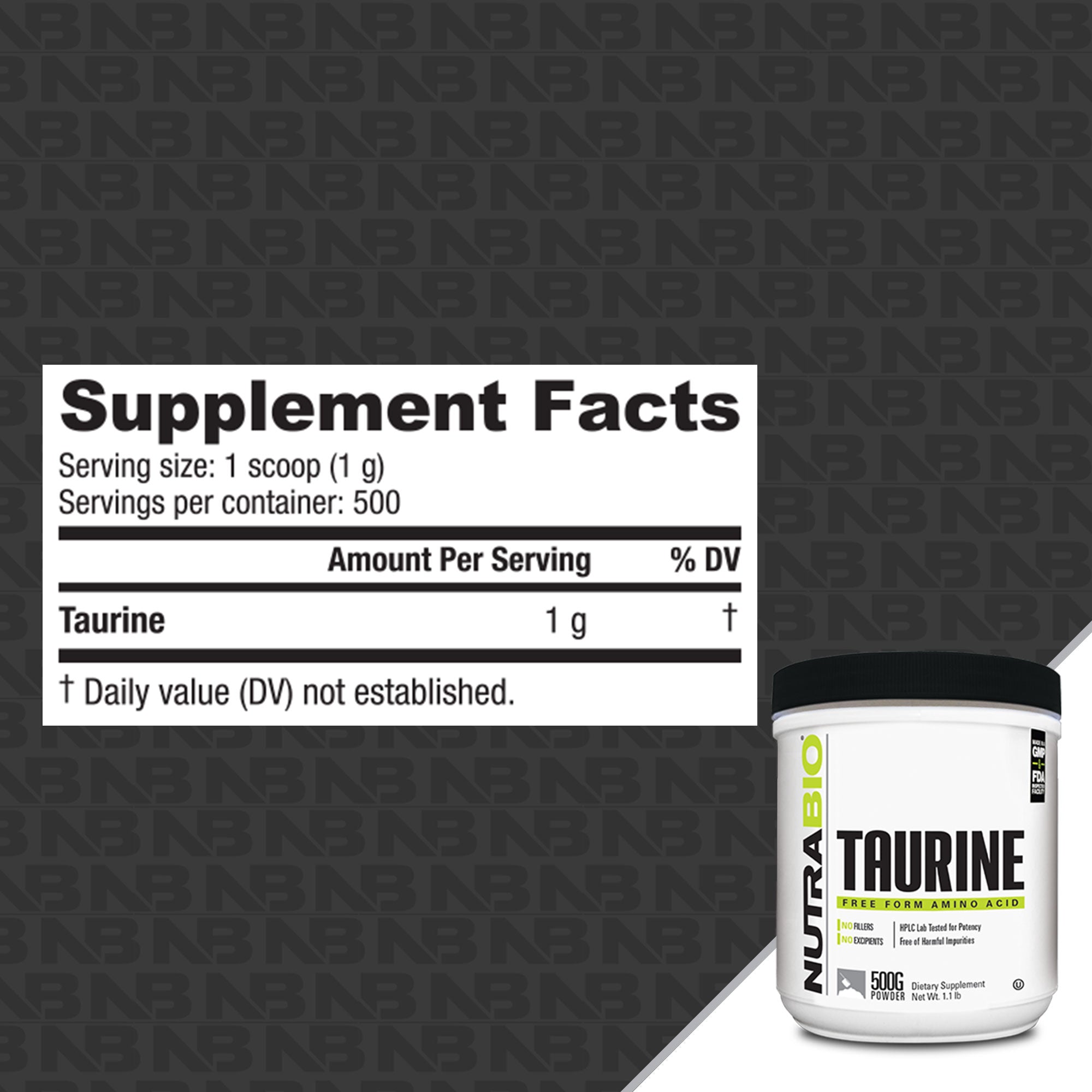 Taurine Powder – NutraBio Brands