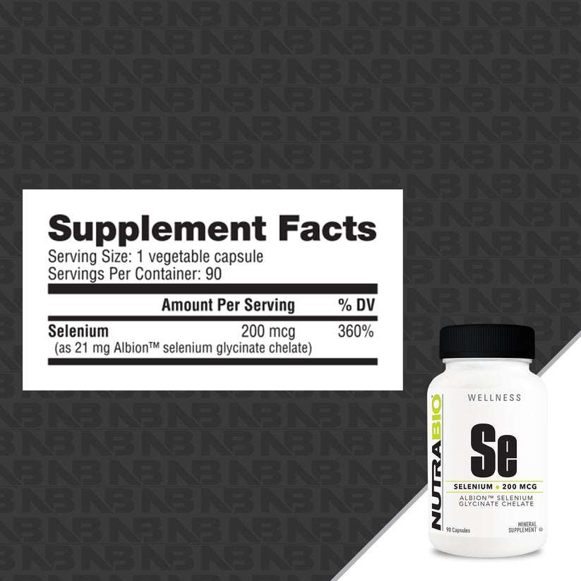 Selenium Chelate (200mcg) – NutraBio Brands